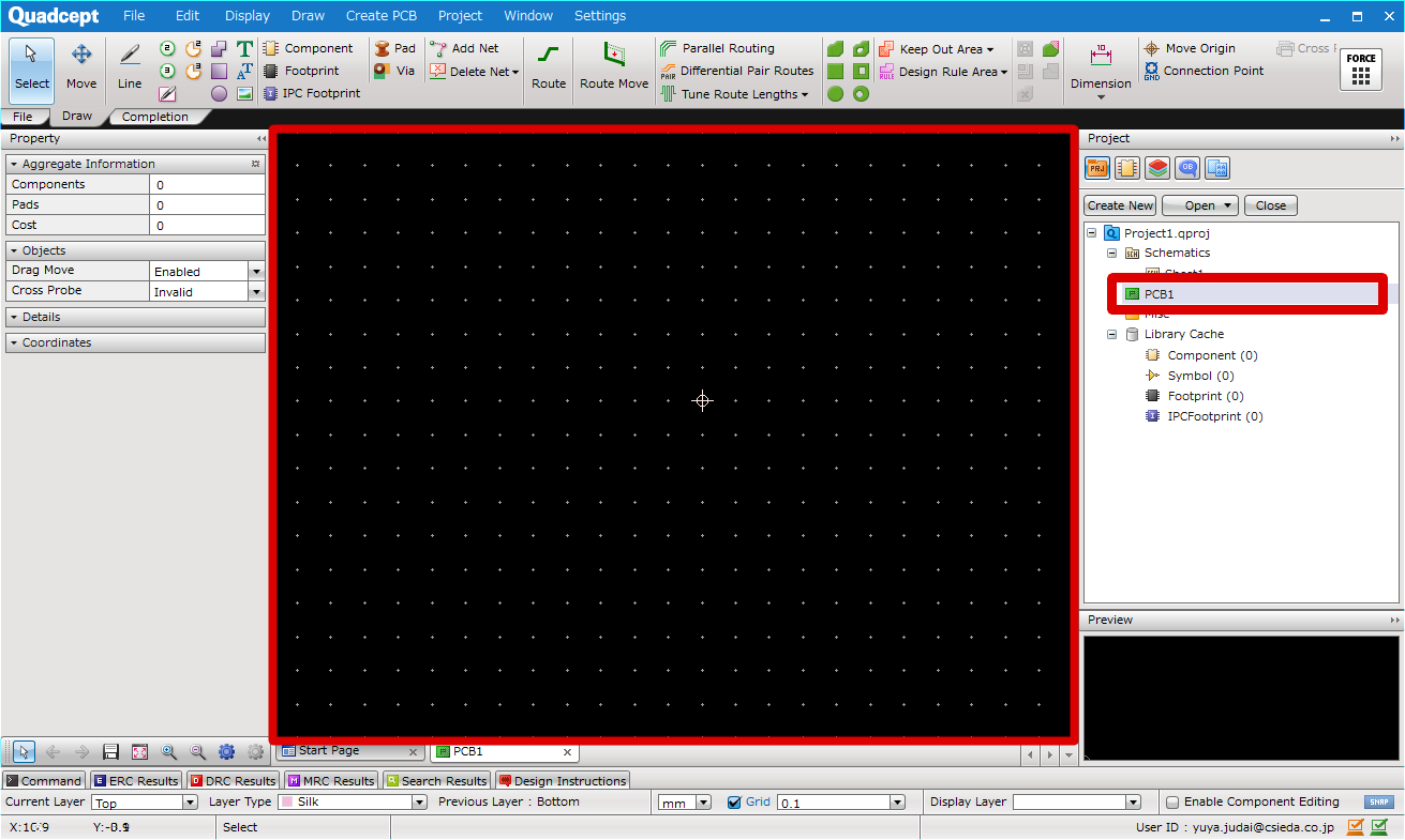 Quadcept - Adding PCB Sheets